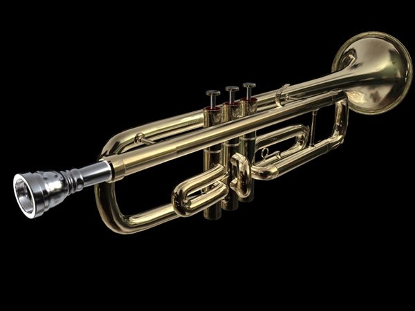 3d model trumpet