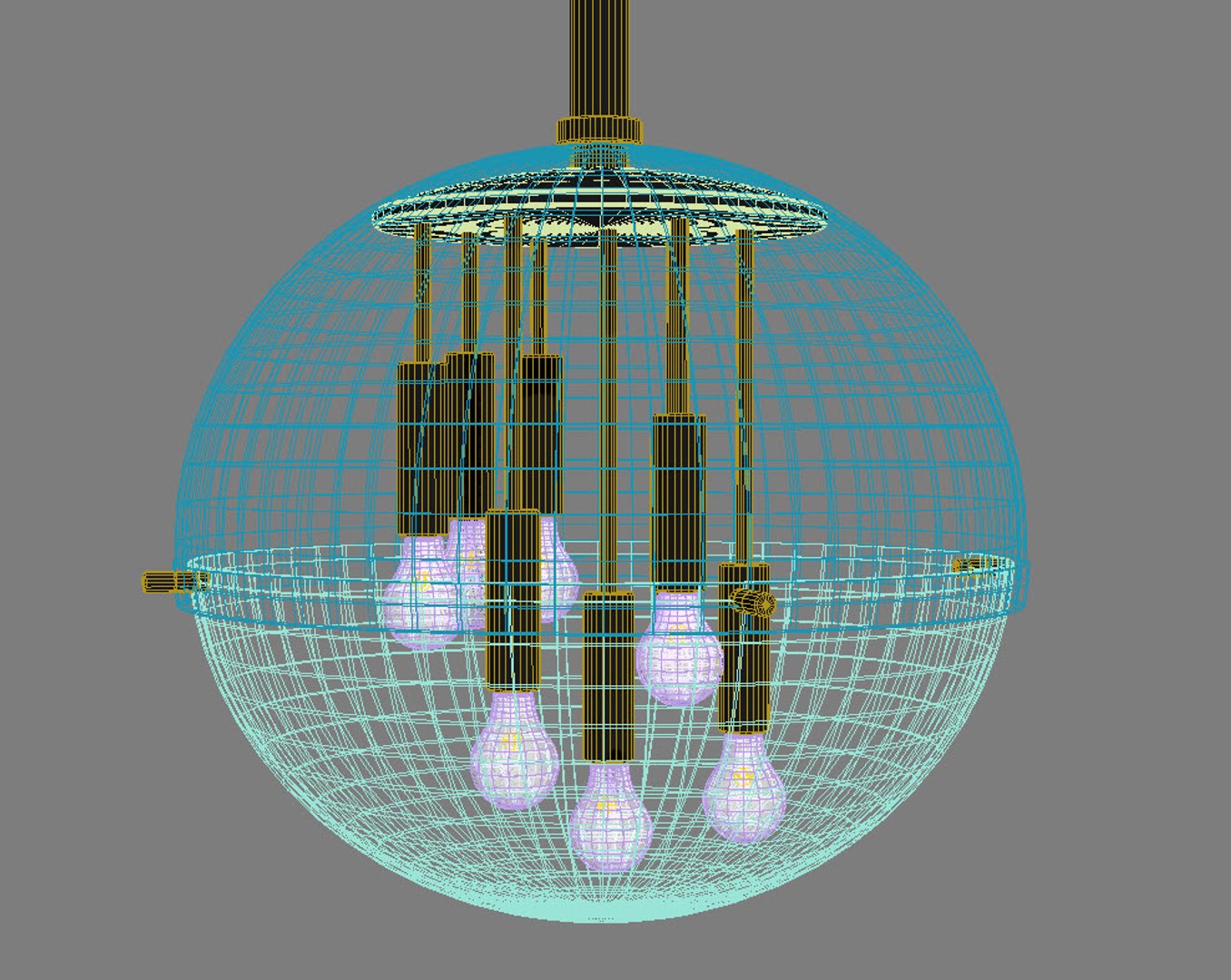 3ds gianelly - globe ceiling light