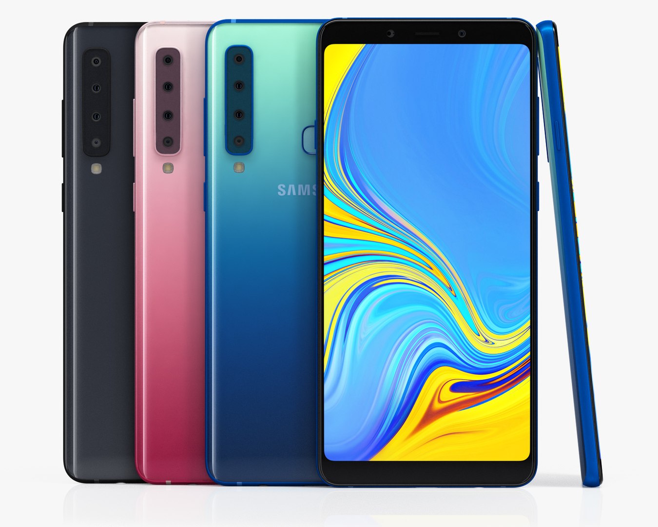 3D Samsung Galaxy A9 Color - TurboSquid 1356670