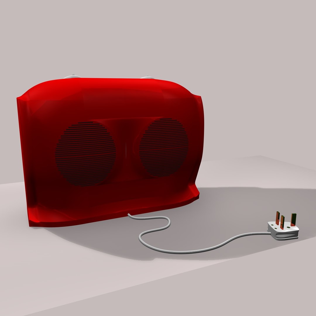 3d Electric Heater Model