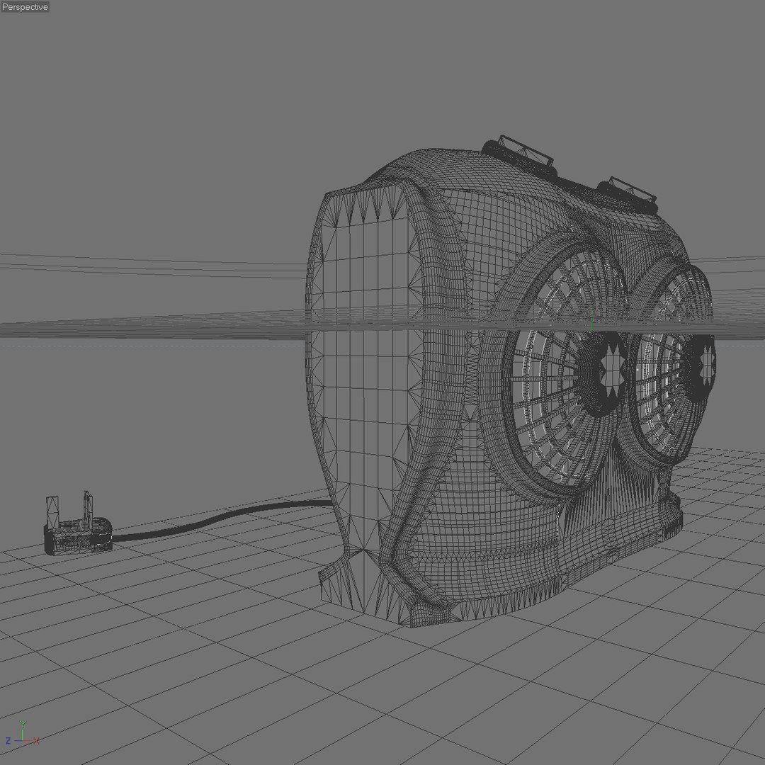 3d Electric Heater Model