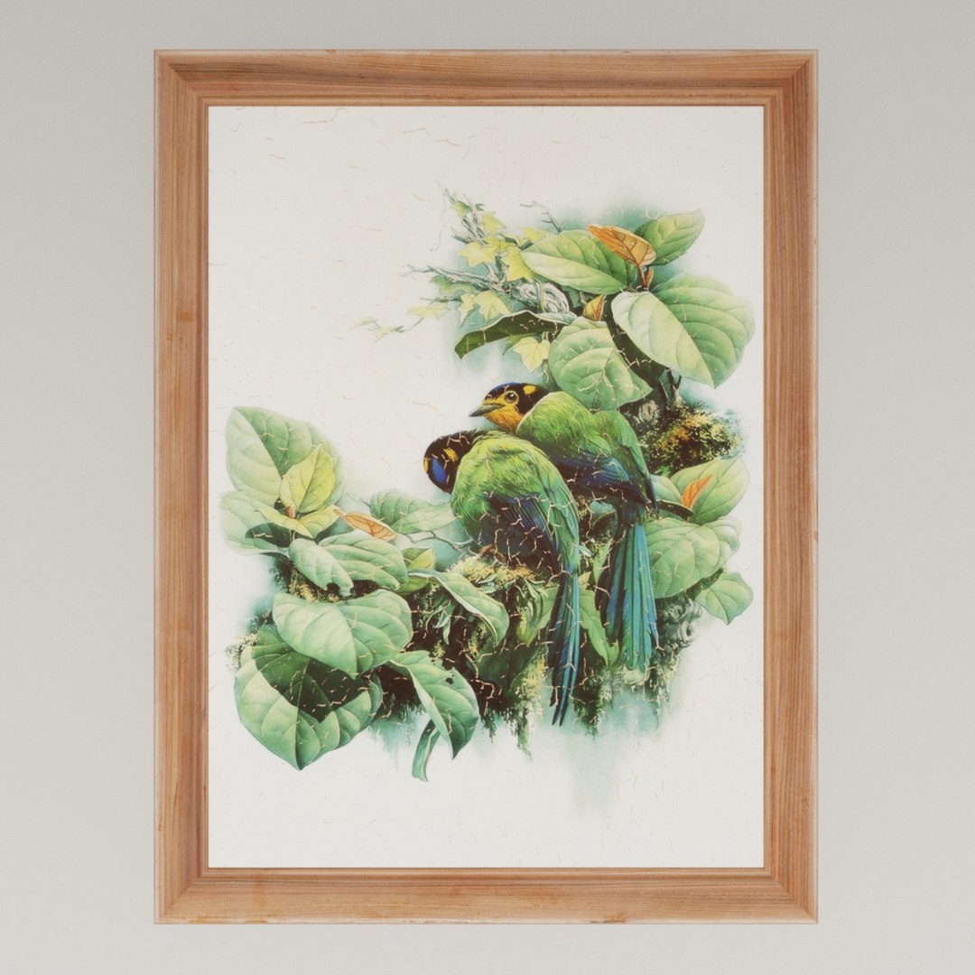 Paintings Chinese Artist Zeng 3D Model - TurboSquid 1572304