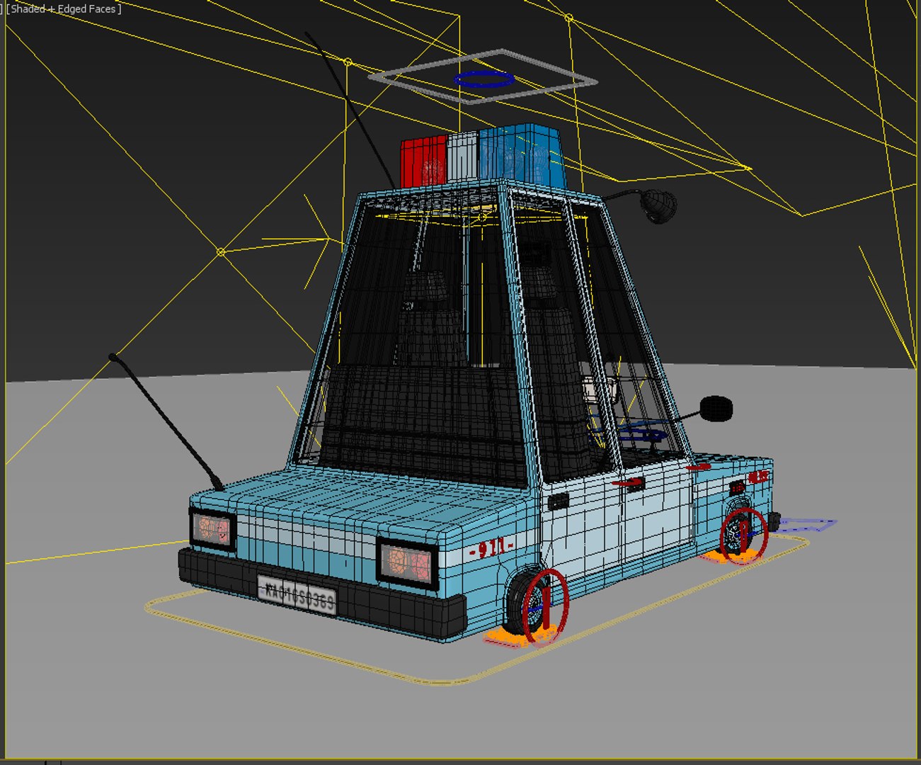 3D Stylized Police Car - TurboSquid 1534752