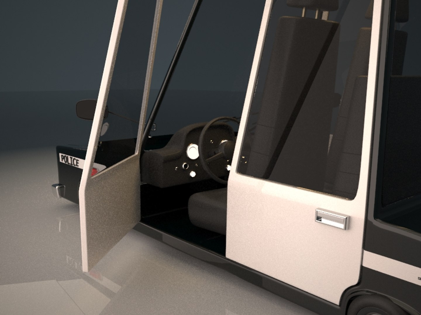 3D Stylized Police Car - TurboSquid 1534752