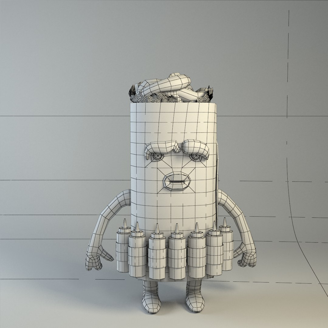 Kebab Guy Modeled 3d Max