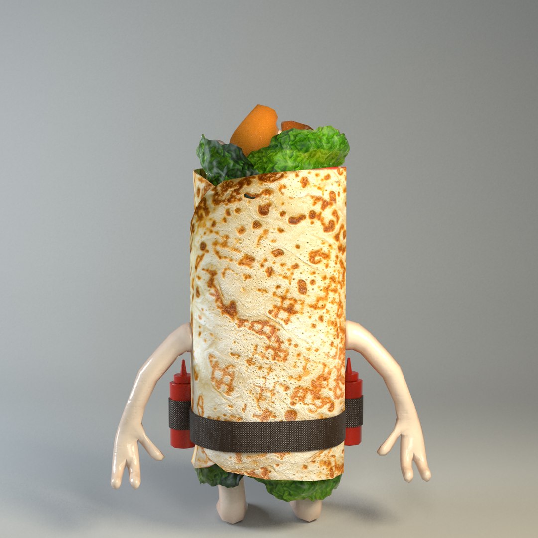 Kebab Guy Modeled 3d Max