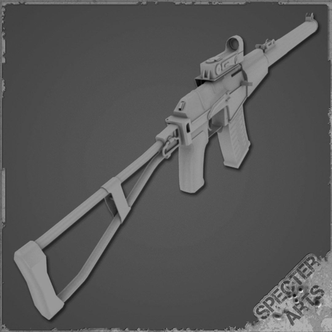 3d val sniper rifle