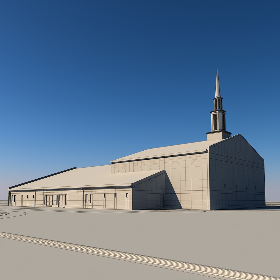 3D Model Chapel - TurboSquid 1244593