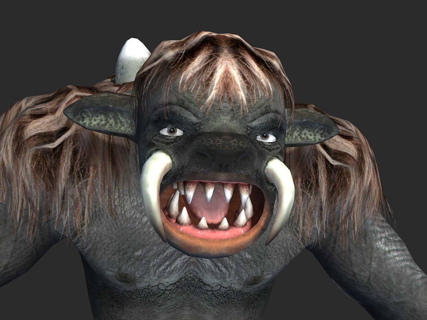 Character Troll Monster 3d Model