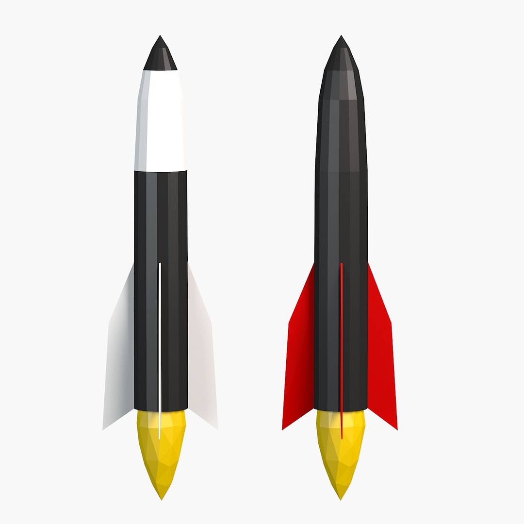 Cartoon Rocket Toon Model - TurboSquid 1168587