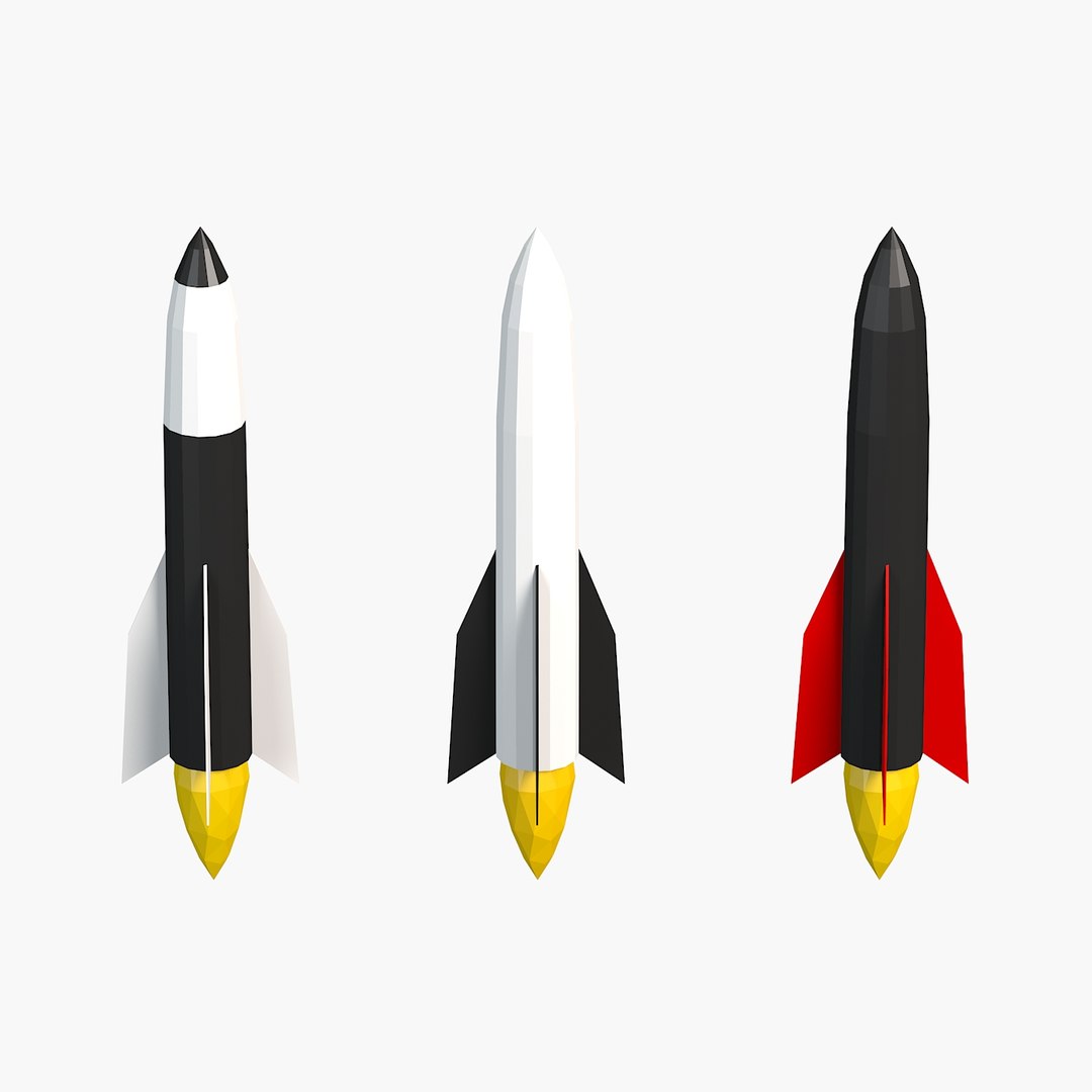 Cartoon Rocket Toon Model - TurboSquid 1168587