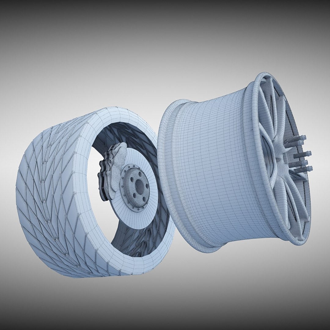 Axis Sport Wheel Tire 3d Model