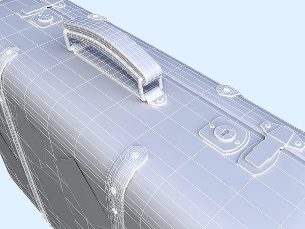 obj suitcase beer bottles