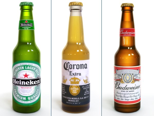 obj suitcase beer bottles