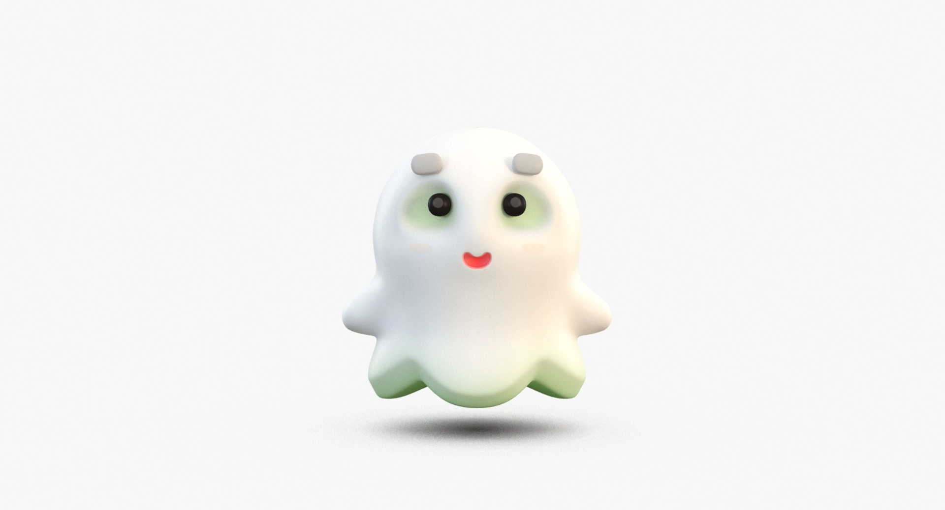 Ghost Cartoon 3D Model - TurboSquid 1361790