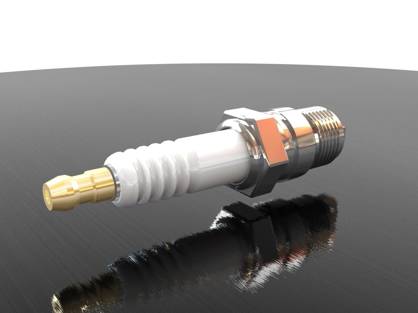 Spark Plug Parts Animation Max