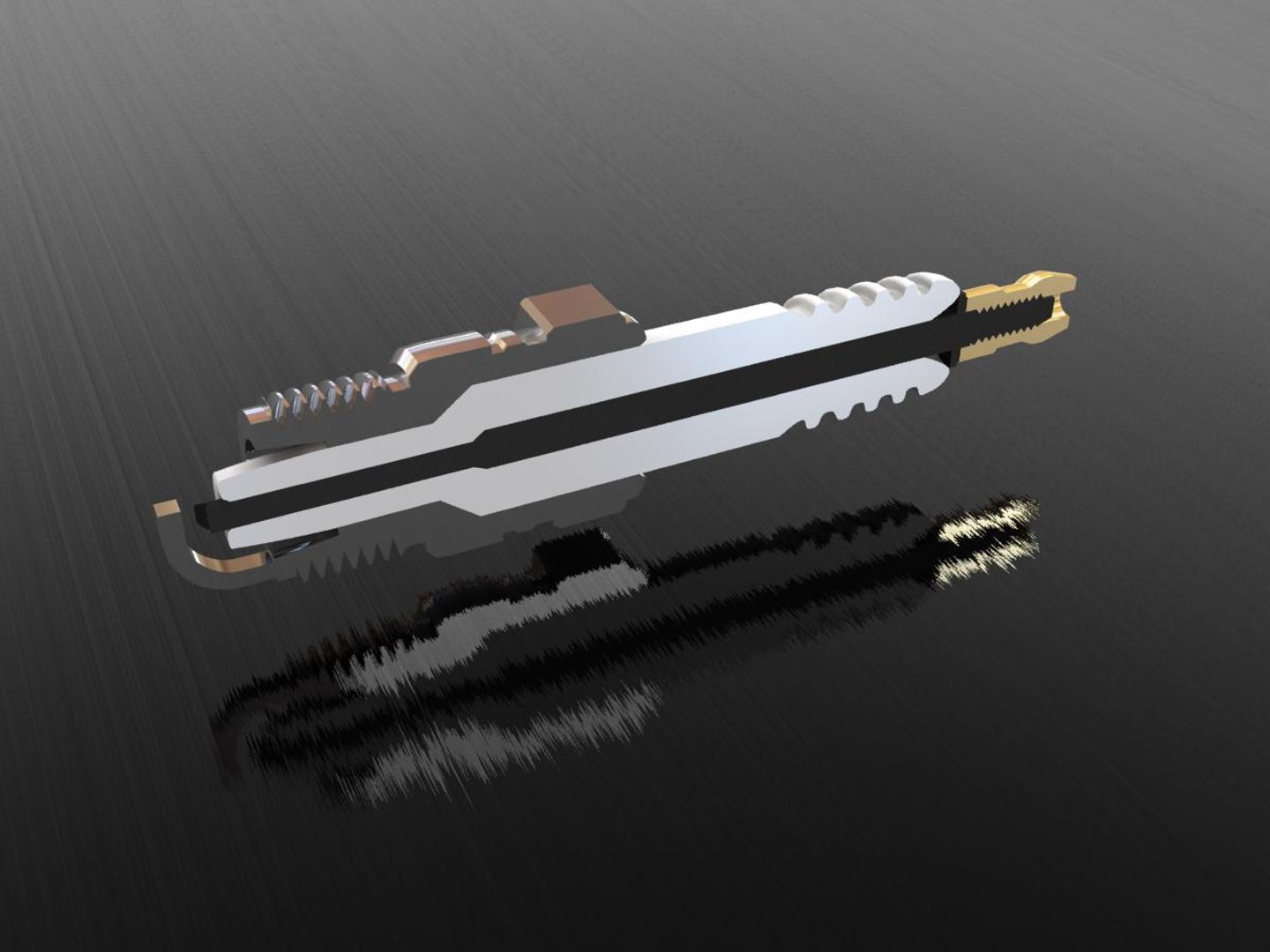 Spark Plug Parts Animation Max