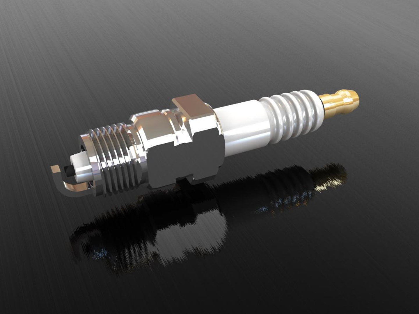 Spark Plug Parts Animation Max