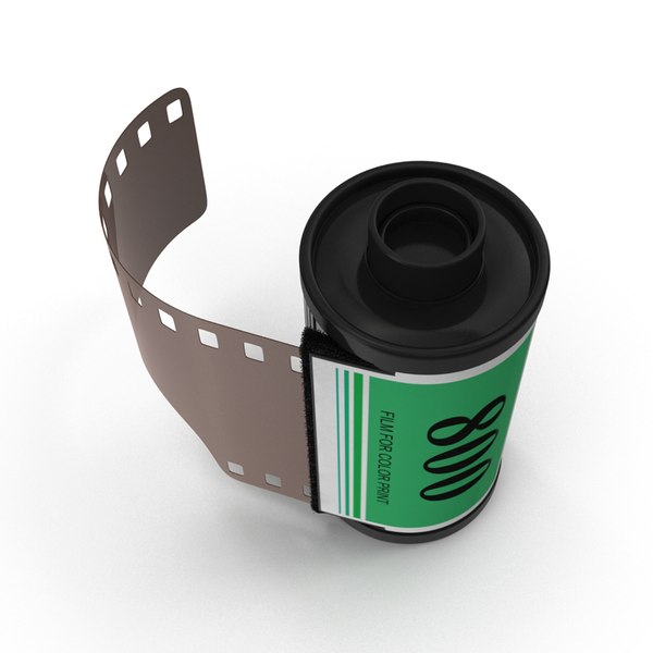 c4d 35mm film roll green