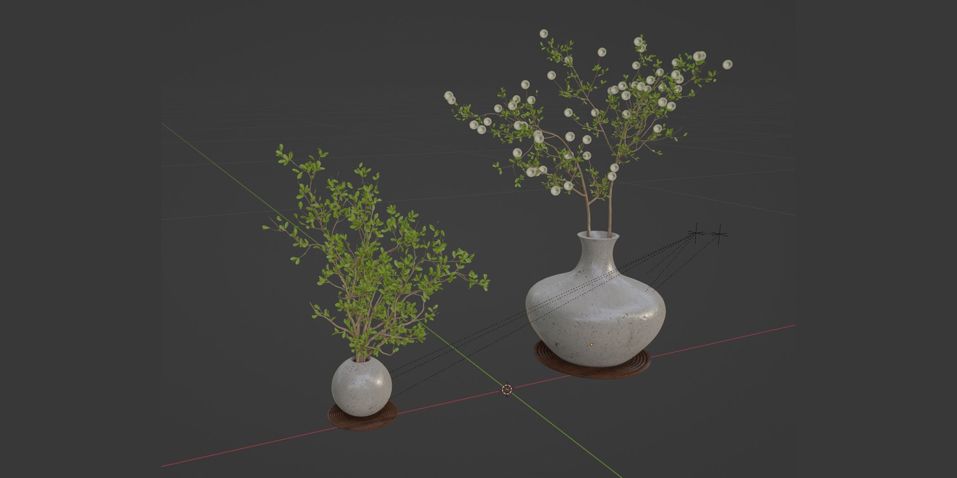 3D Decorative Branches Vol 163-Blender - TurboSquid 2154551
