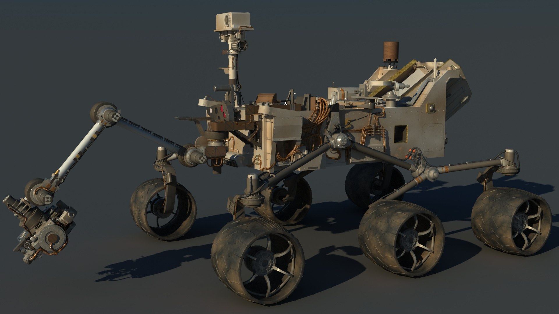 3d Model Mars Rover