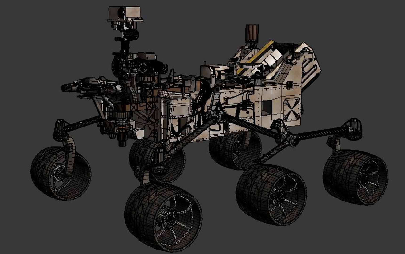 3d Model Mars Rover