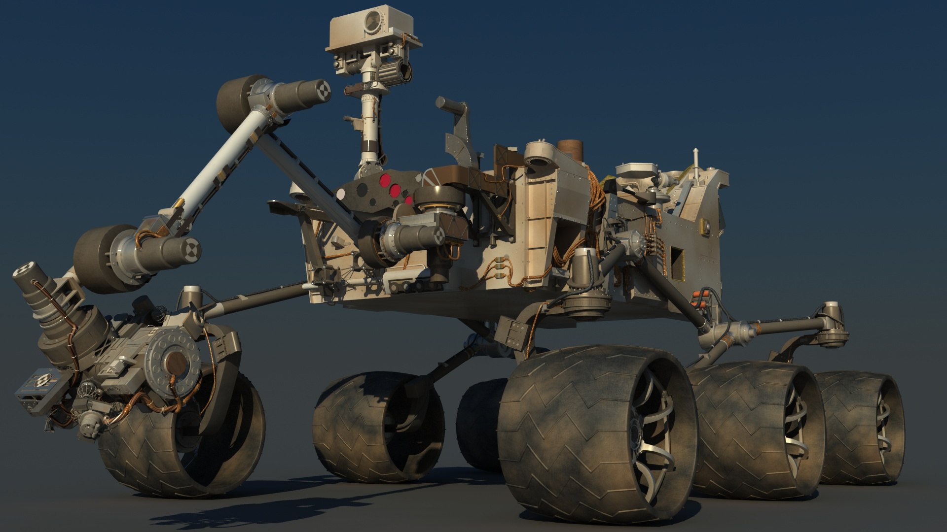 3d Model Mars Rover