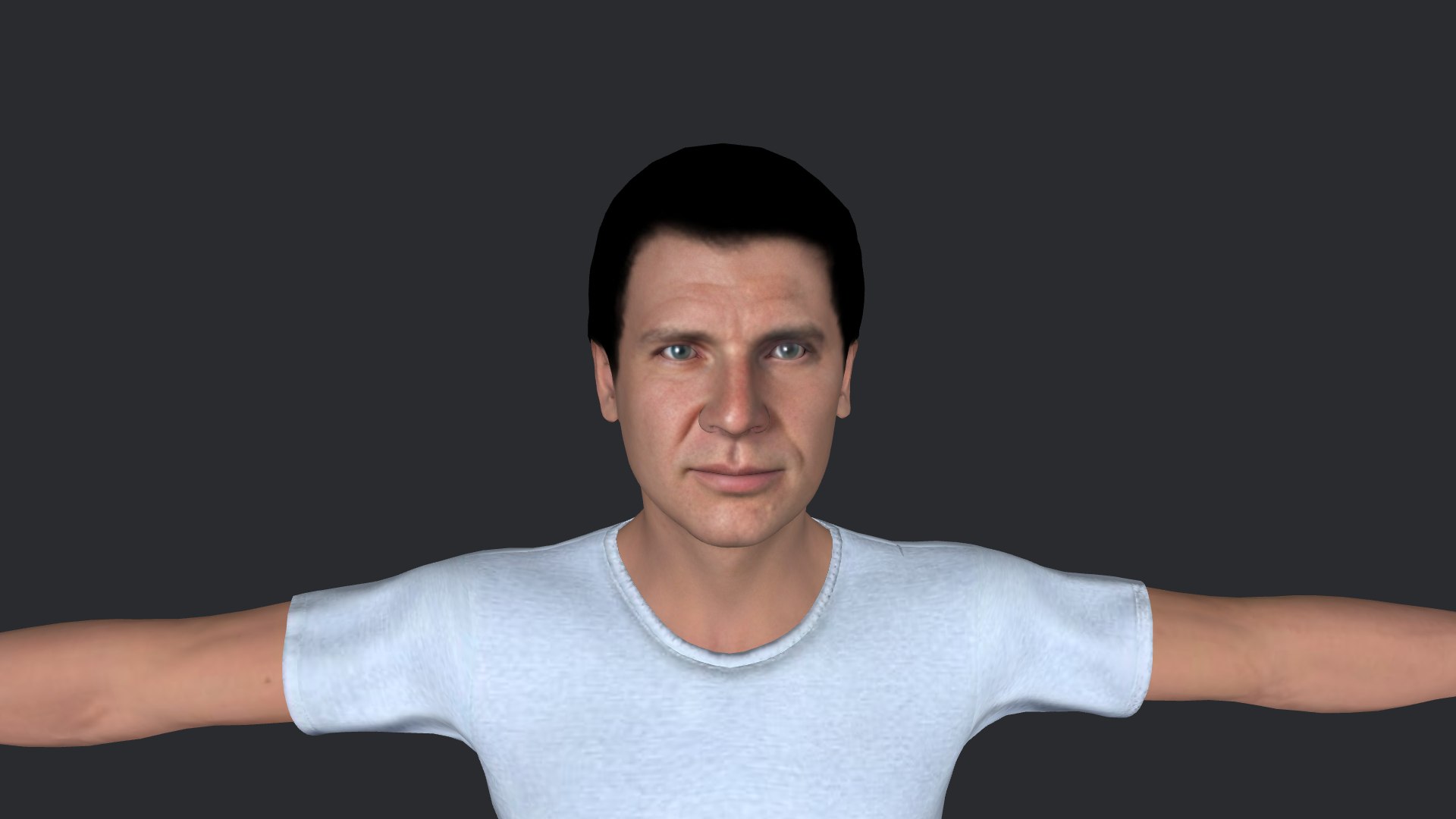 Harrison Ford Hyper Realistic Full Body Fully Rigged 3D Character 3D ...