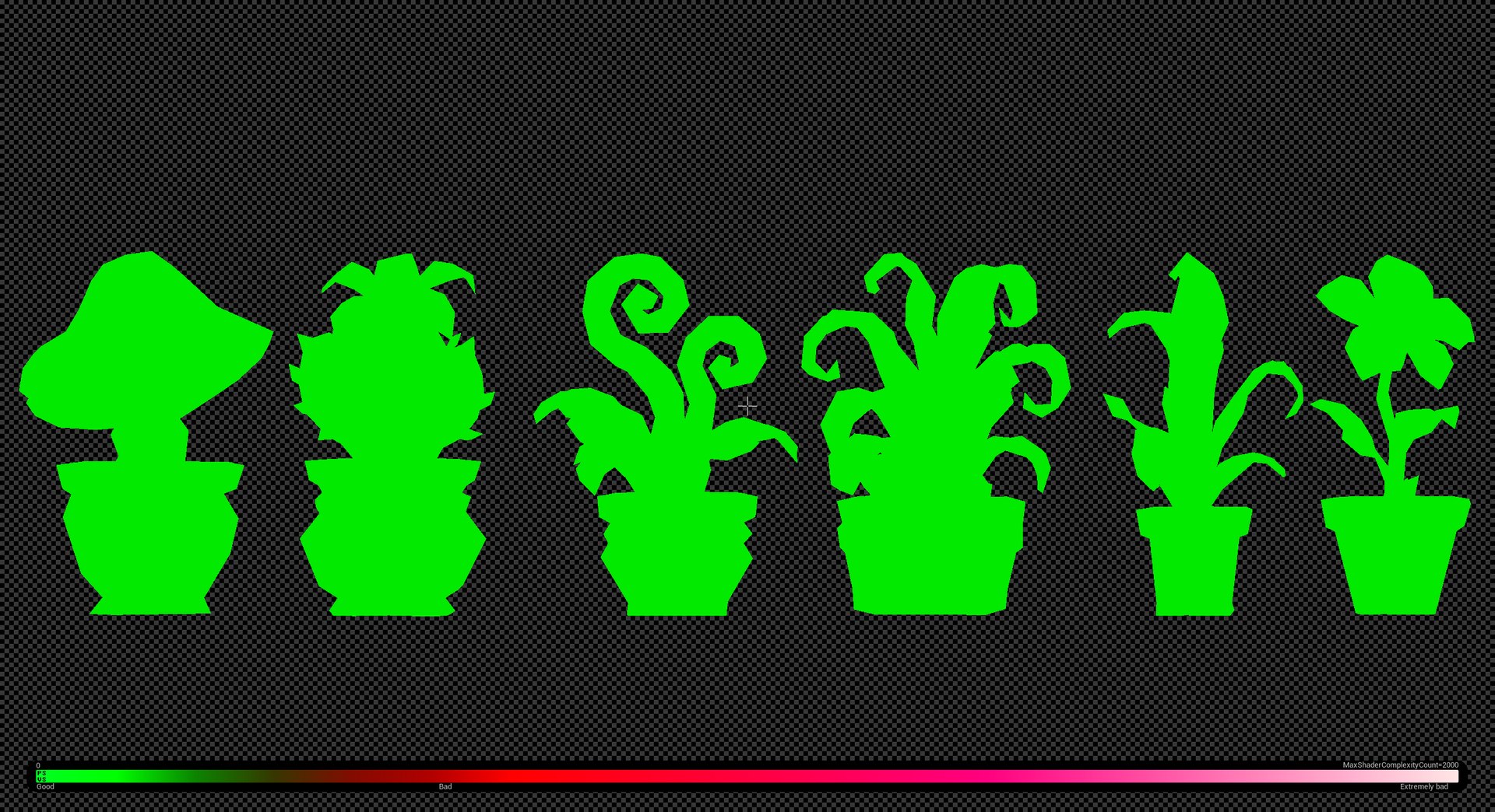 Stylized Fantasy RPG Potted Plants Cactus Mushroom Shrub Flower 3D ...