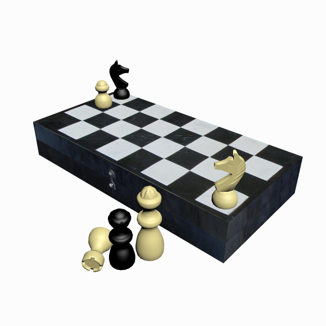 chess - old german 3d max