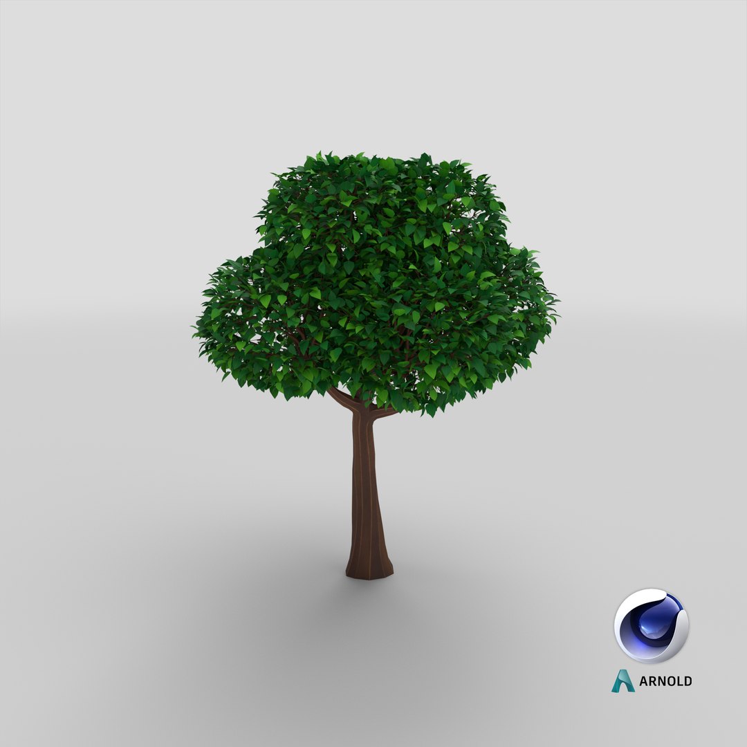3D Cartoon Tree 1 - TurboSquid 1921293