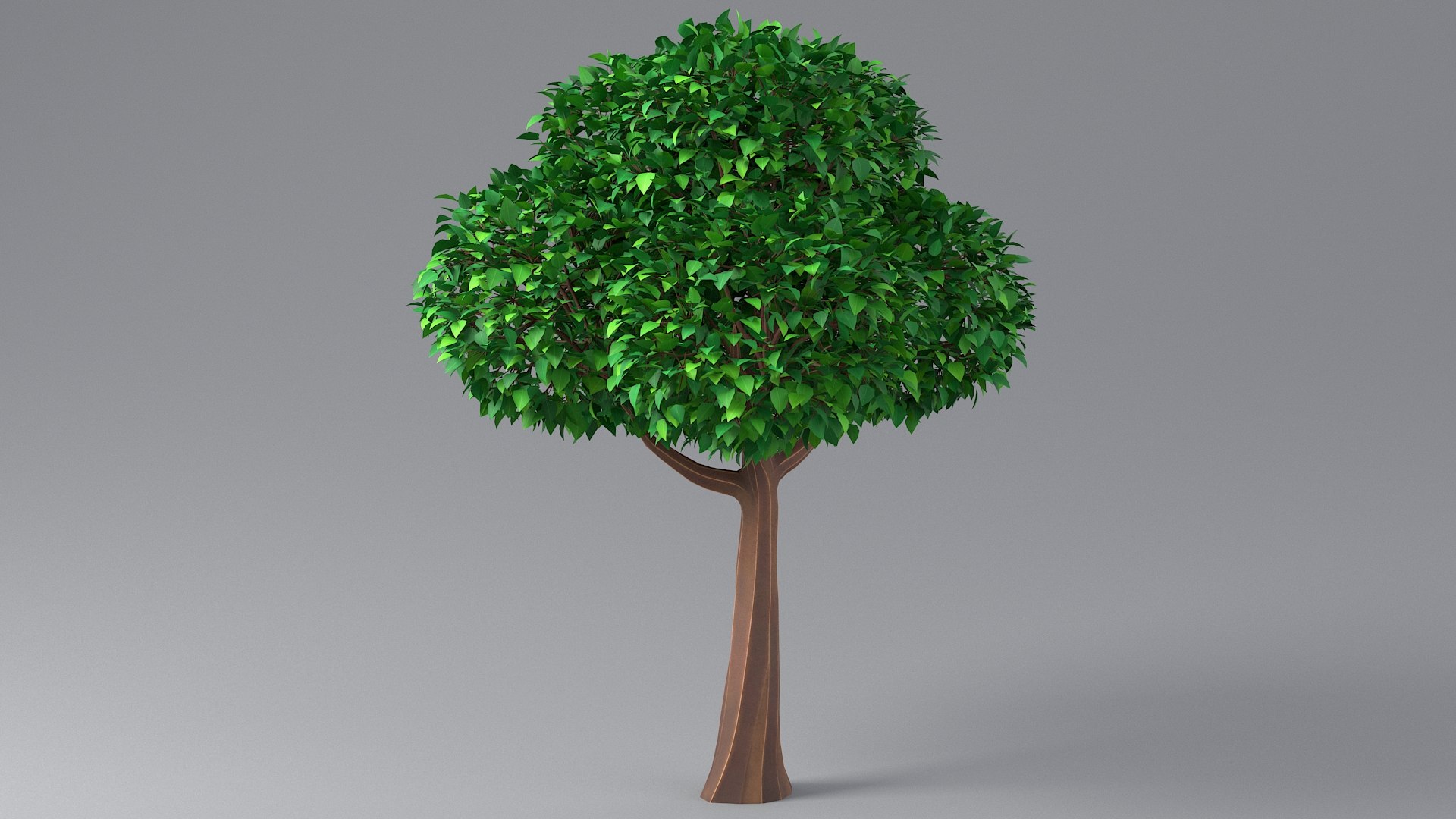 3D Cartoon Tree 1 - TurboSquid 1921293