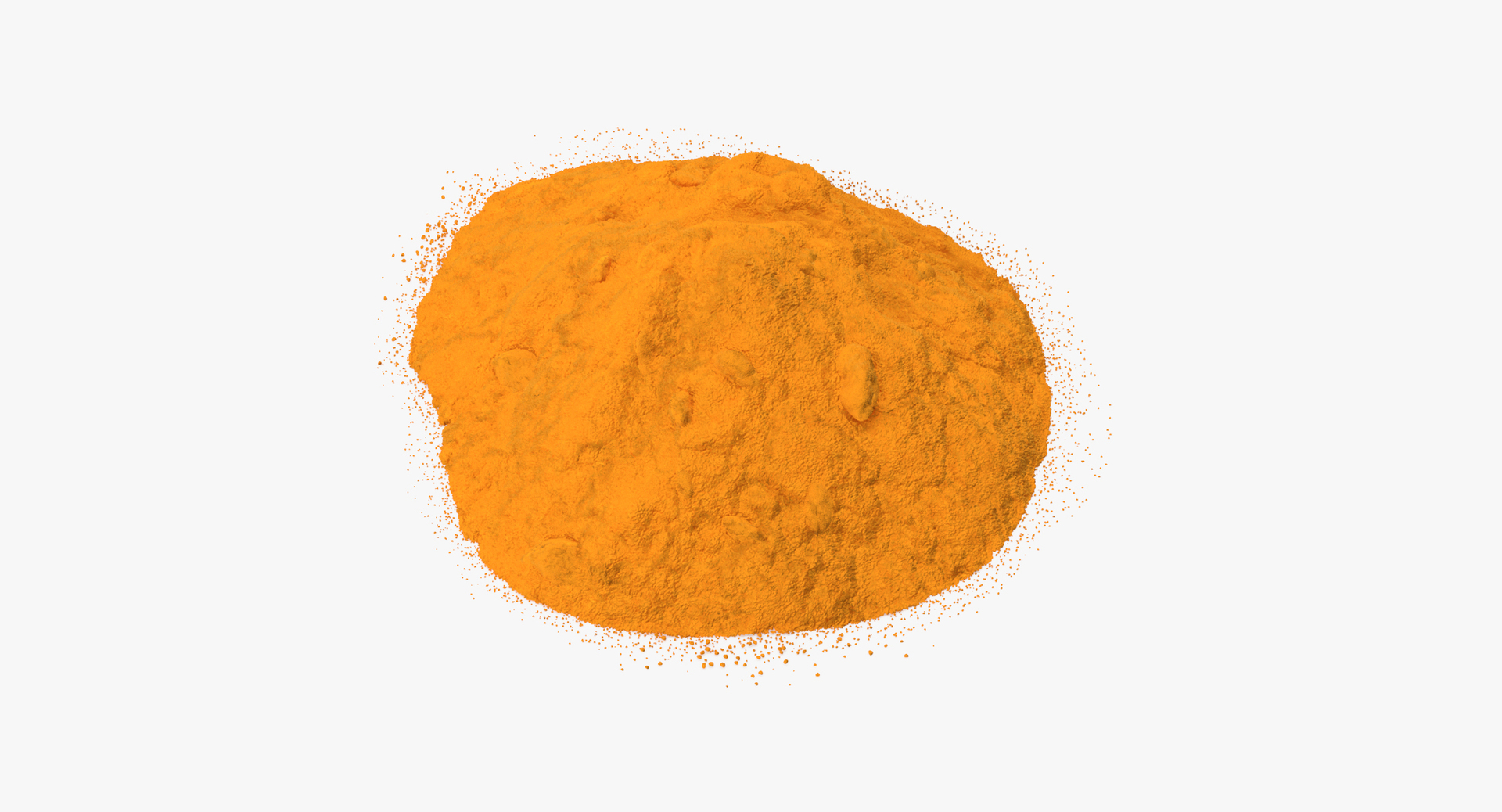 3d Powdered Turmeric Model