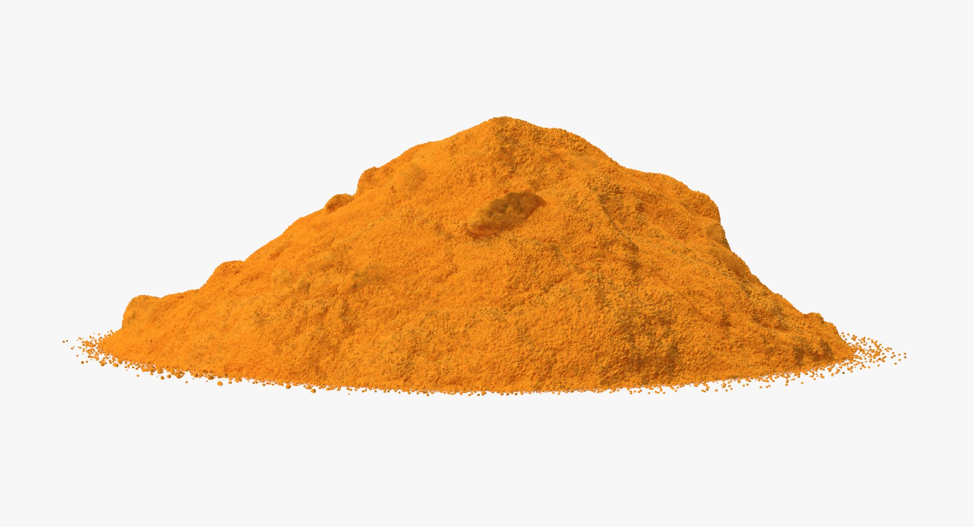3d Powdered Turmeric Model