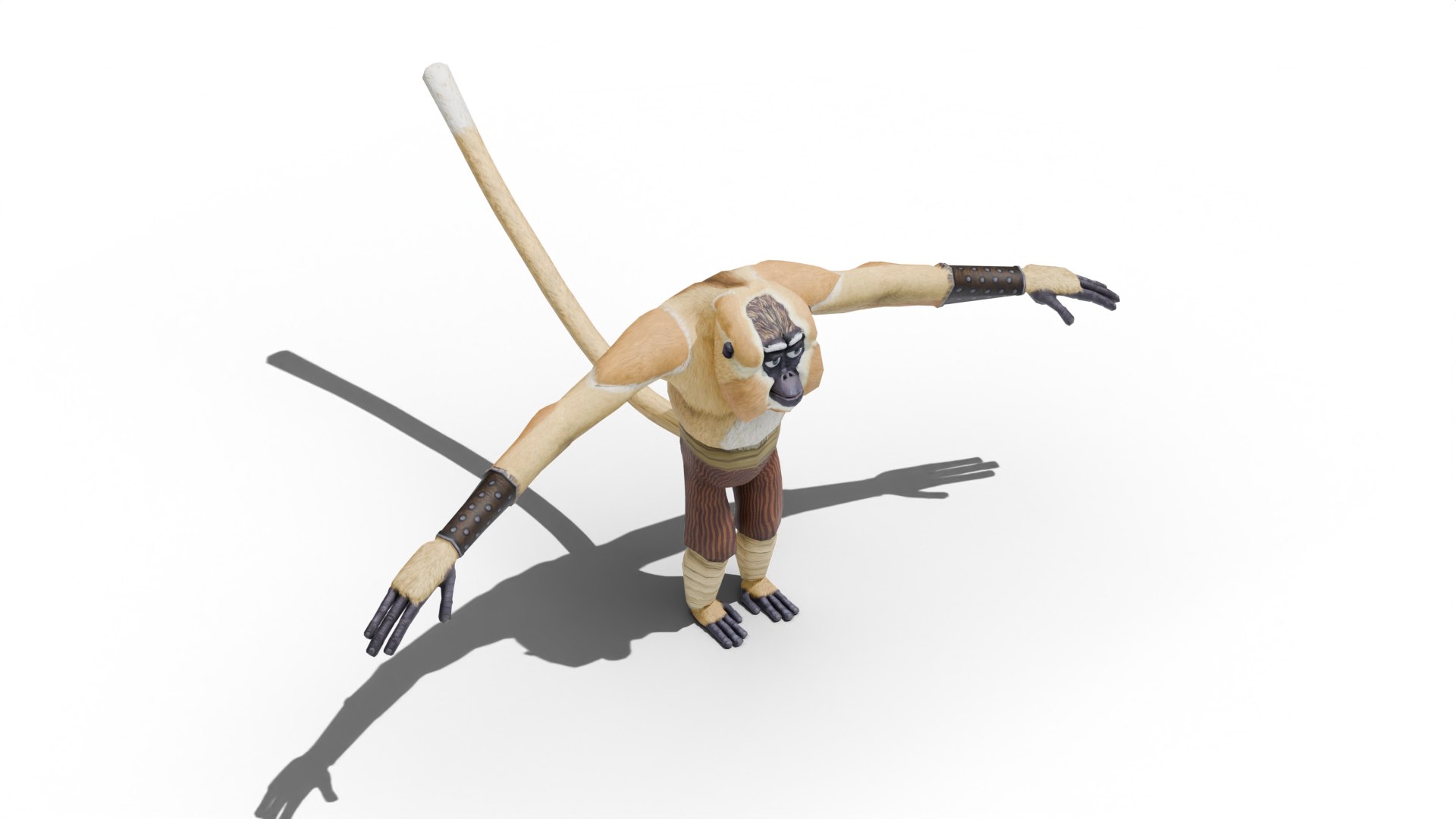 Master Monkey - Kung Fu Panda 3D Model - TurboSquid 2493056