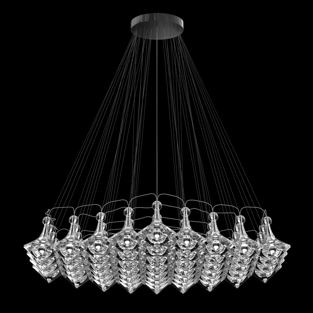 3D Facet Pendant Cluster - TurboSquid 1942720