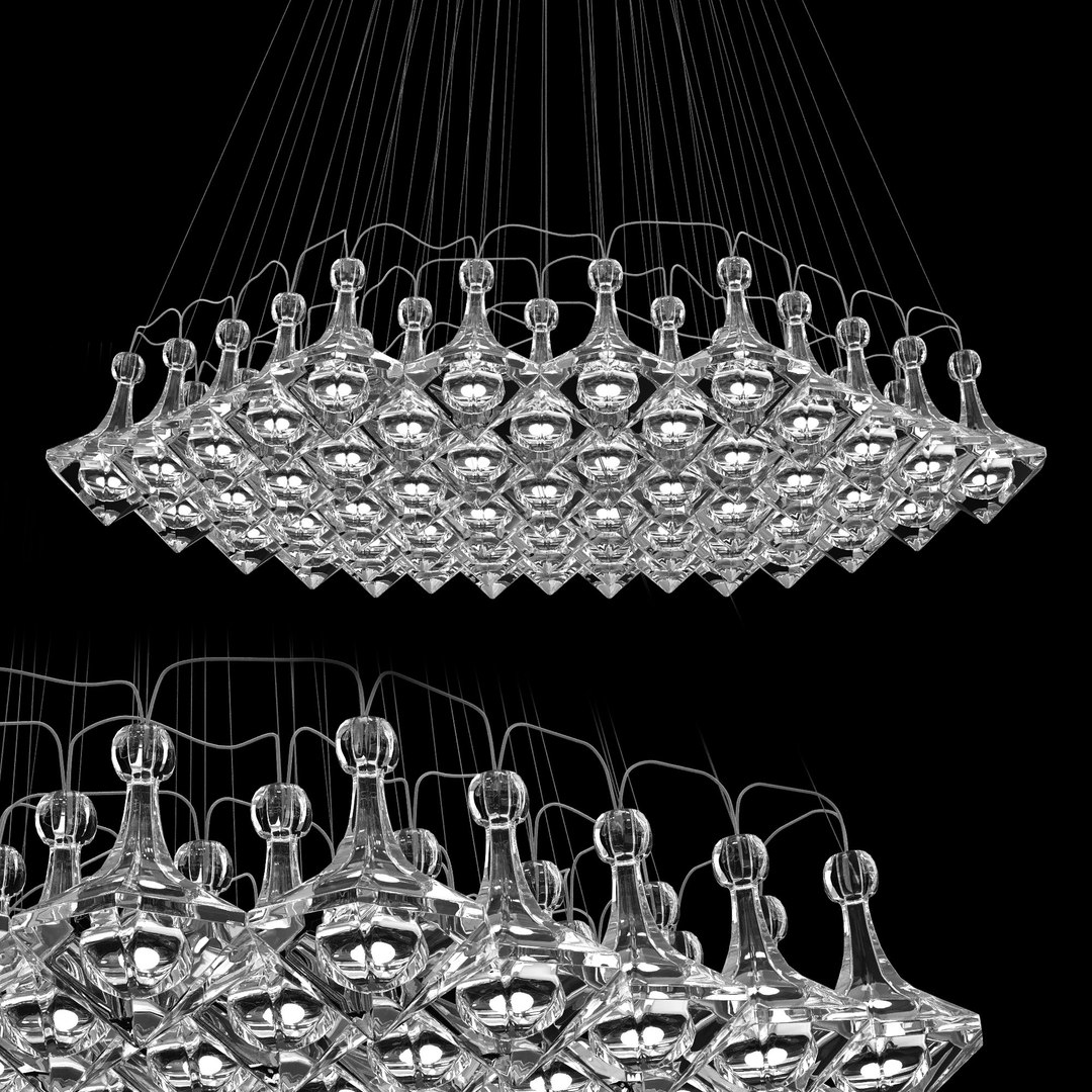 3D Facet Pendant Cluster - TurboSquid 1942720