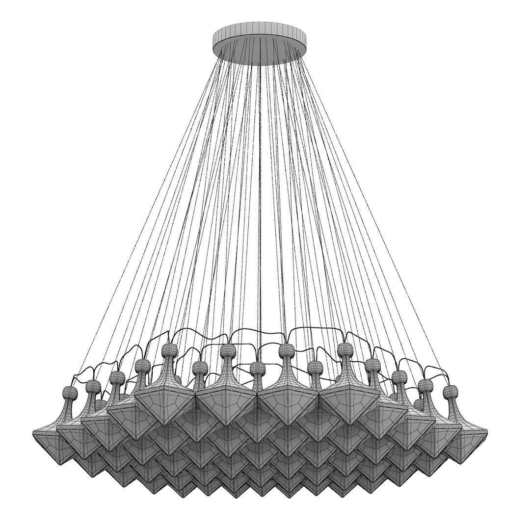 3D Facet Pendant Cluster - TurboSquid 1942720