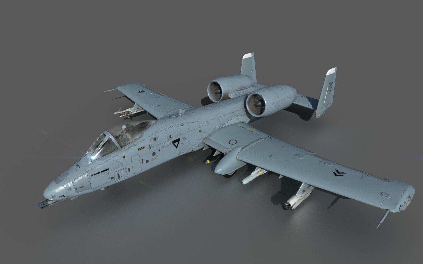 3D Model A-10 Thunderbolt - TurboSquid 1823553