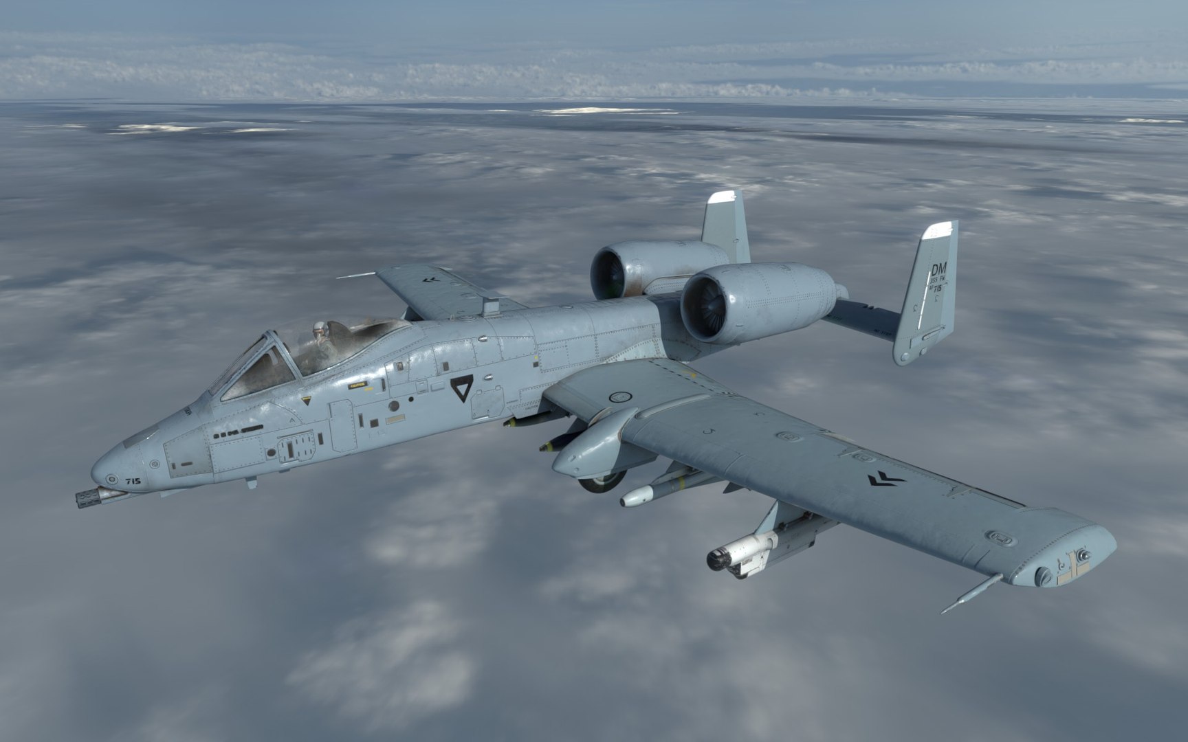 3D Model A-10 Thunderbolt - TurboSquid 1823553