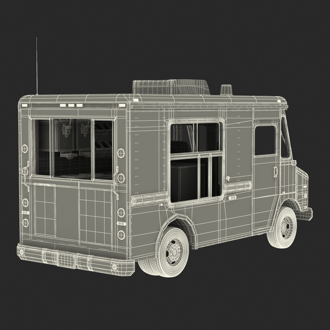 Ice Cream Van Modeled Max