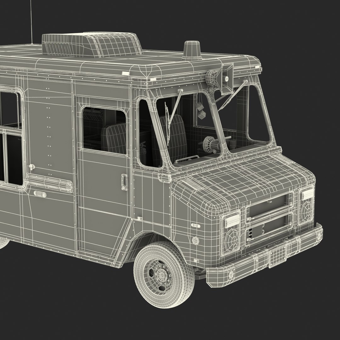 Ice Cream Van Modeled Max