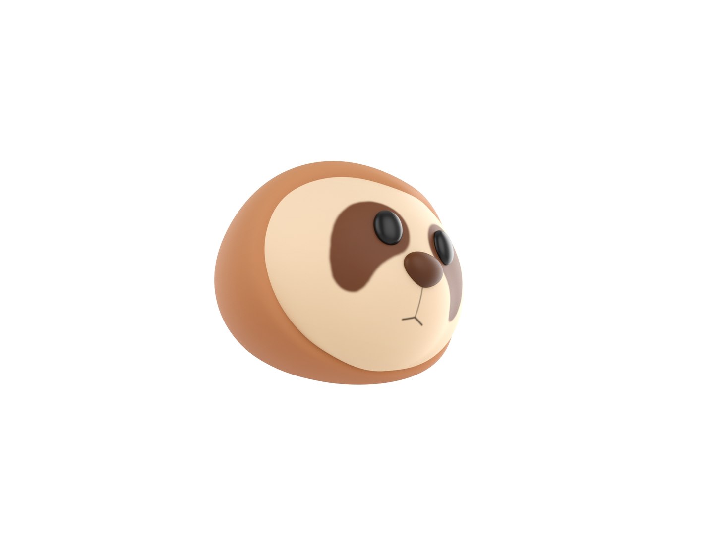 Prop155 Sloth Head 3D - TurboSquid 1948461
