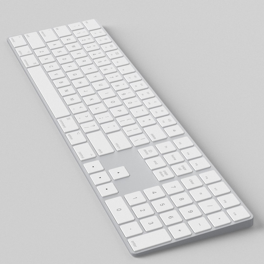 Apple magic keyboard 2019 3D - TurboSquid 1425379