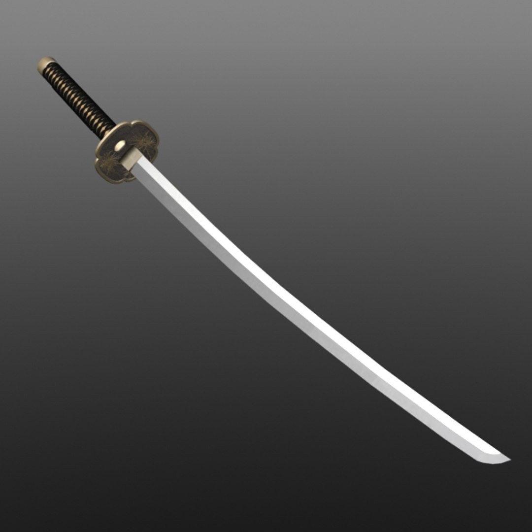 3d model katana