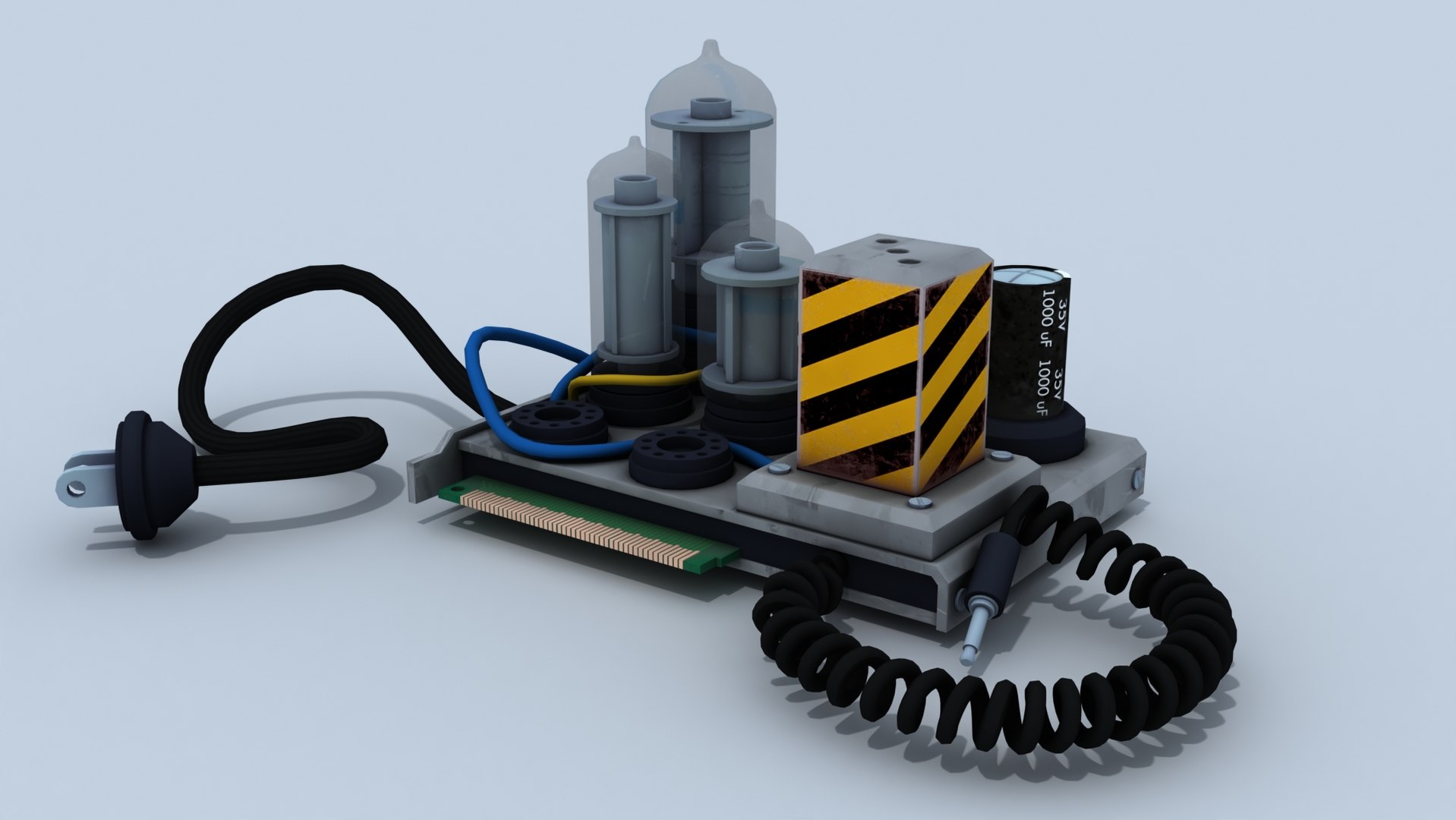 Fallout Water Chip 3D Model - TurboSquid 2308049