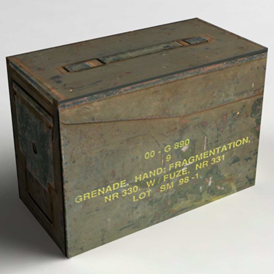 수류탄 상자 3D 모델 - TurboSquid 382059