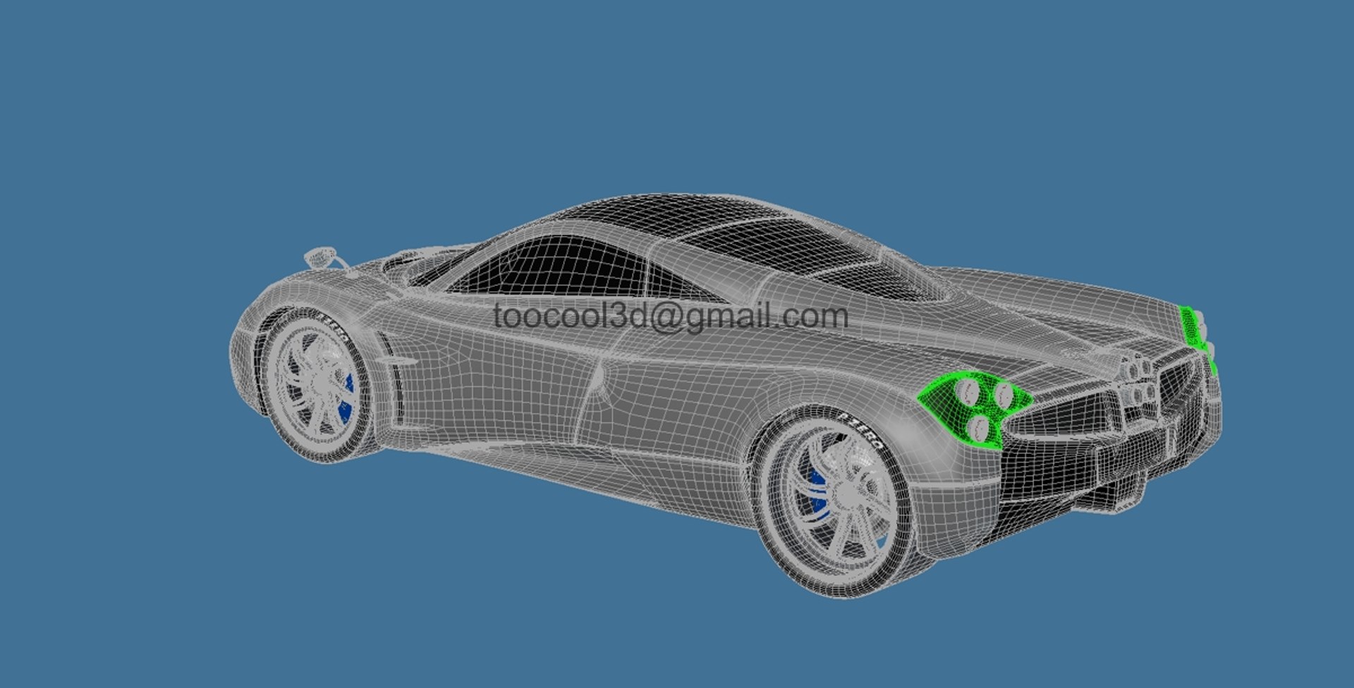 Huayra Pagani 3d Max