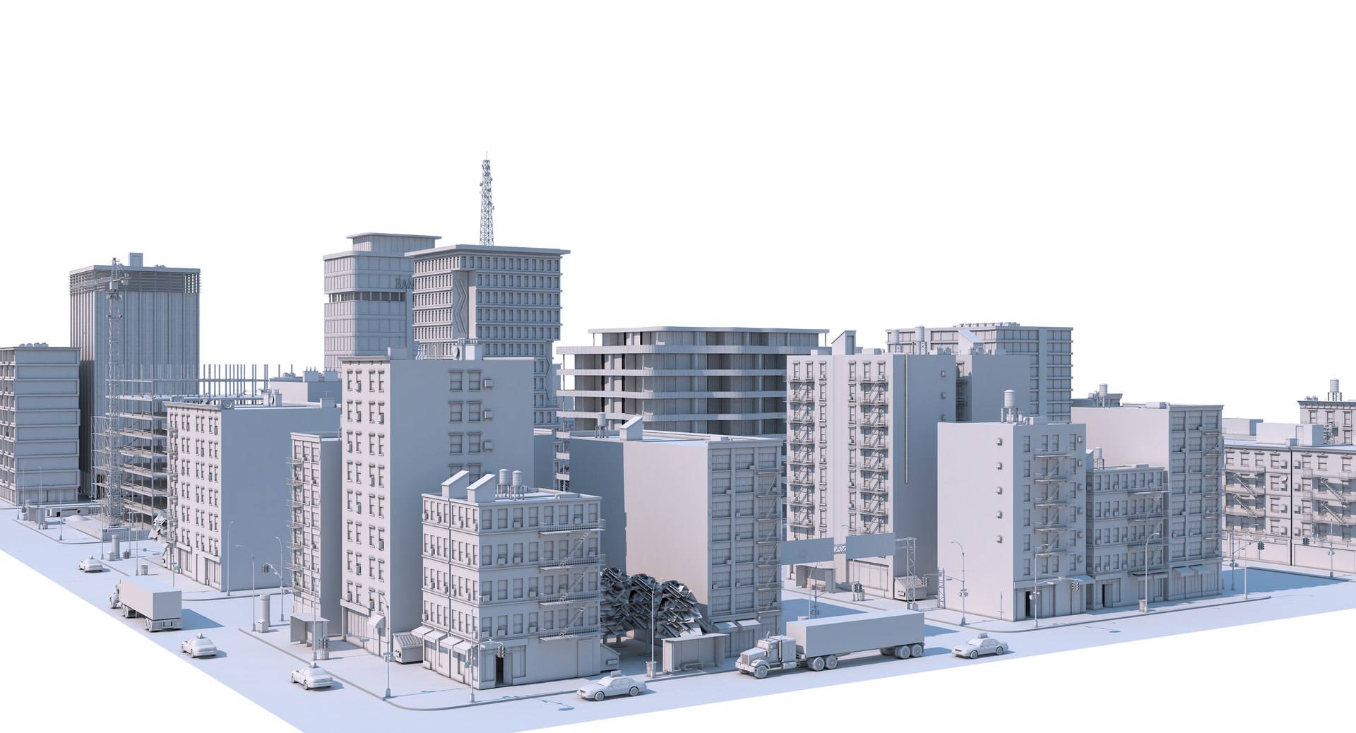 3D Model City Clay - TurboSquid 1398677