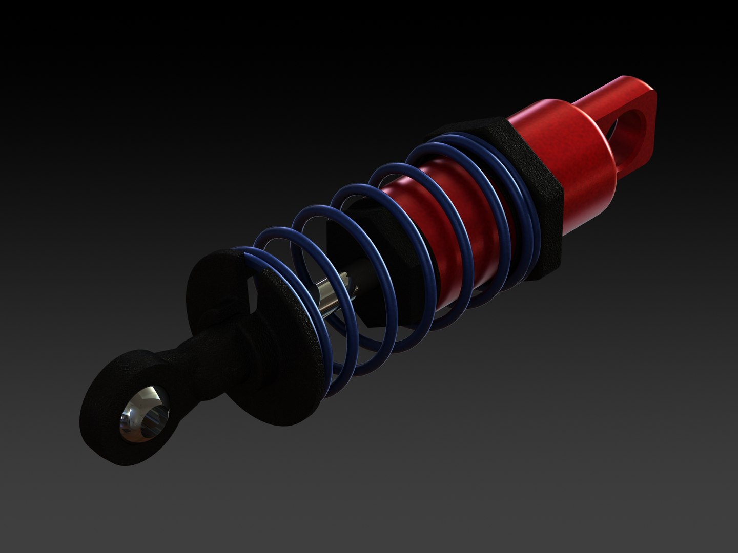 3D RC Shock Absorber Front model - TurboSquid 2161314